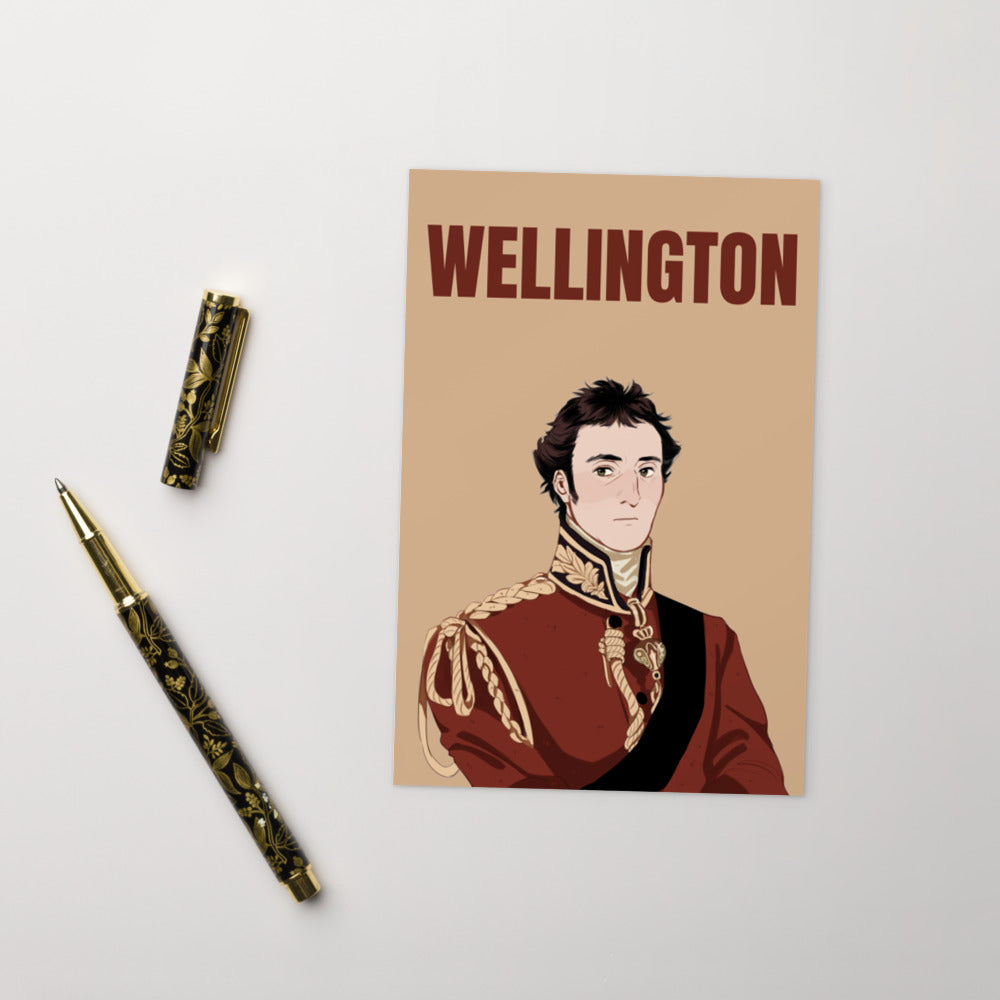 Duke of Wellington Manga Style Postcard – Napoleonic Impressions