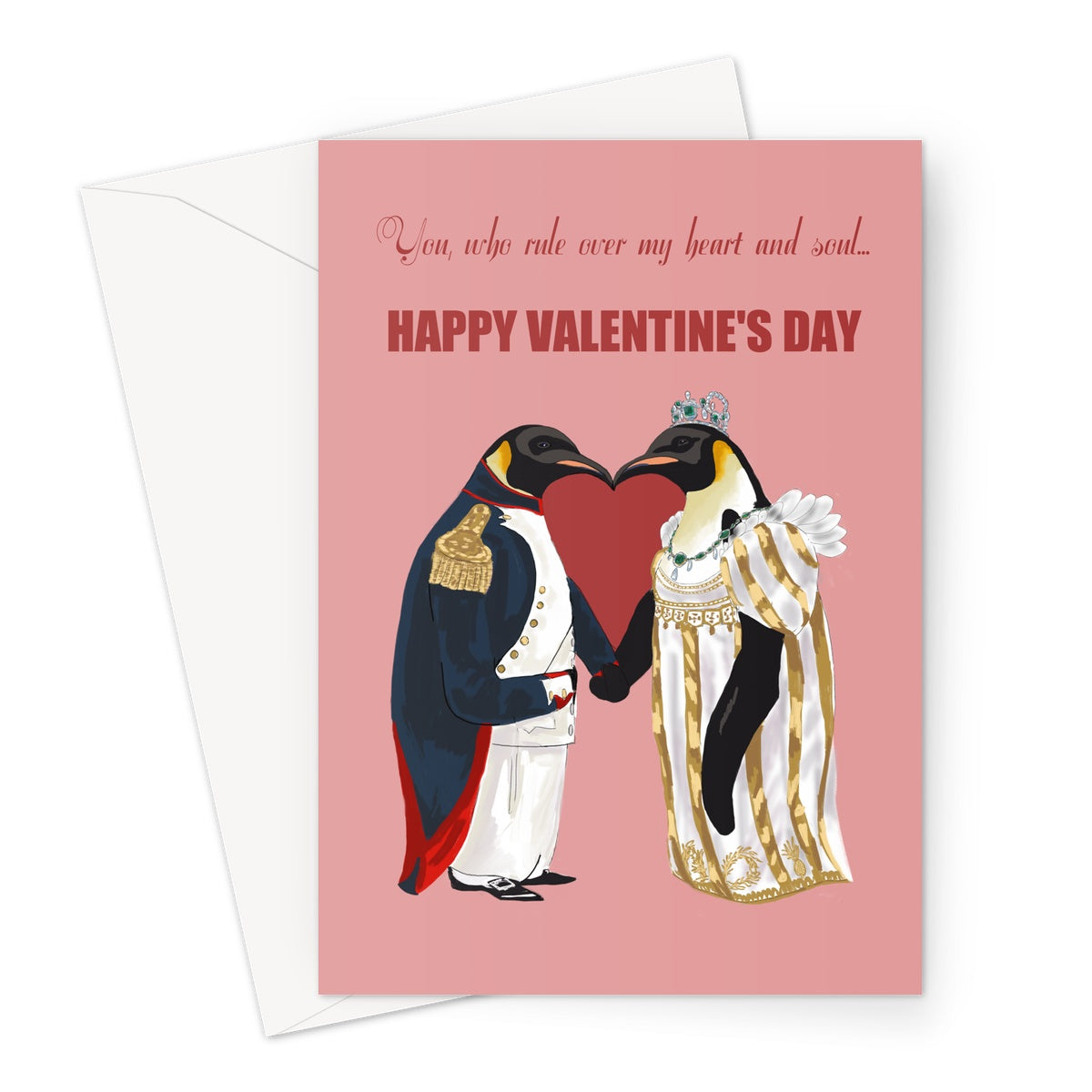 Napoleon & Josephine Penguin Valentine's Card – Napoleonic Impressions